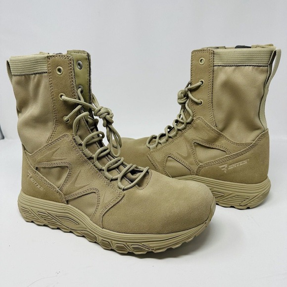 Bates | Shoes | New Bates Boots Mens 1 Extra Wide Desert Tan Brown ...